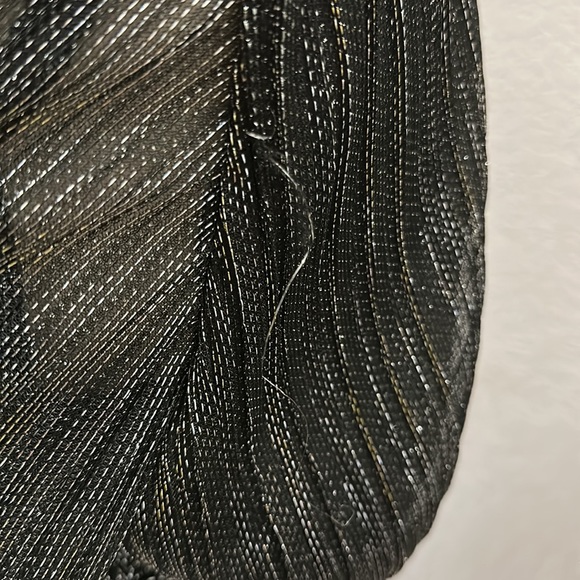 Zara | Tops | Zara Knotted Crop Top With Metallic Thread | Poshmark